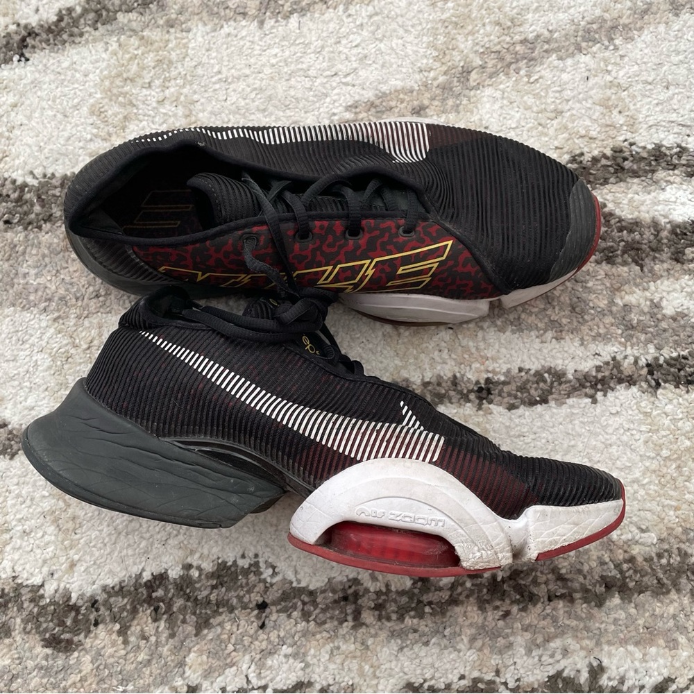 Men's Nike Air Zoom Superrep 2 Black Running Shoes - Gem